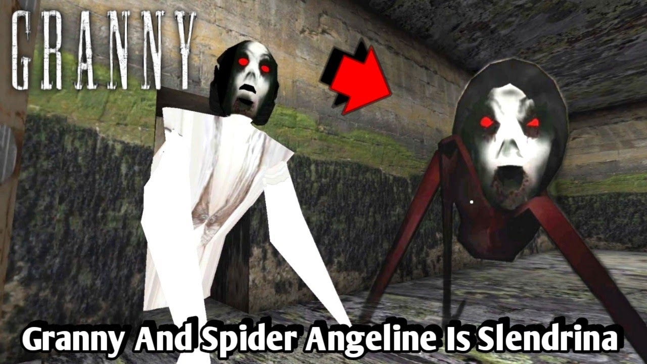 Granny And Spider Angeline Is Slendrina Full Gameplay | Sewer Escape ...