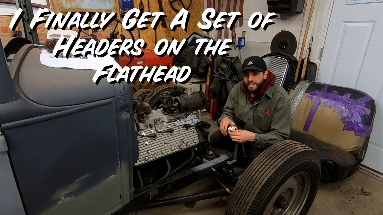 Traditional Ford Hot Rod : Flathead Headers - YouTube
