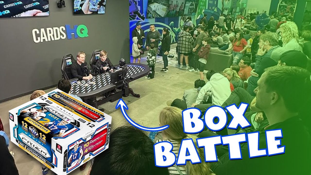 2021 PRIZM FOOTBALL BOX BATTLE IN THE CARDSHQ BREAKING ARENA! - YouTube