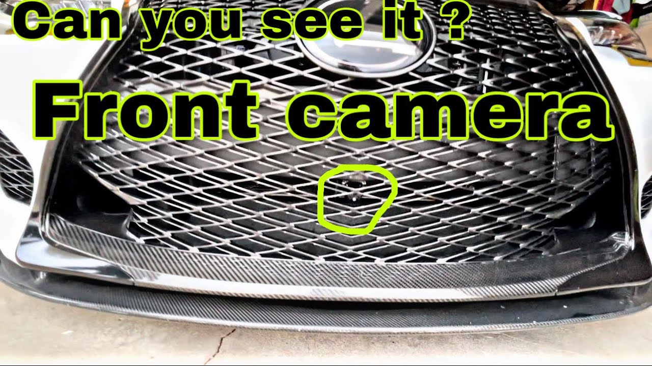 Front Camera Install on Lexus GSF - YouTube