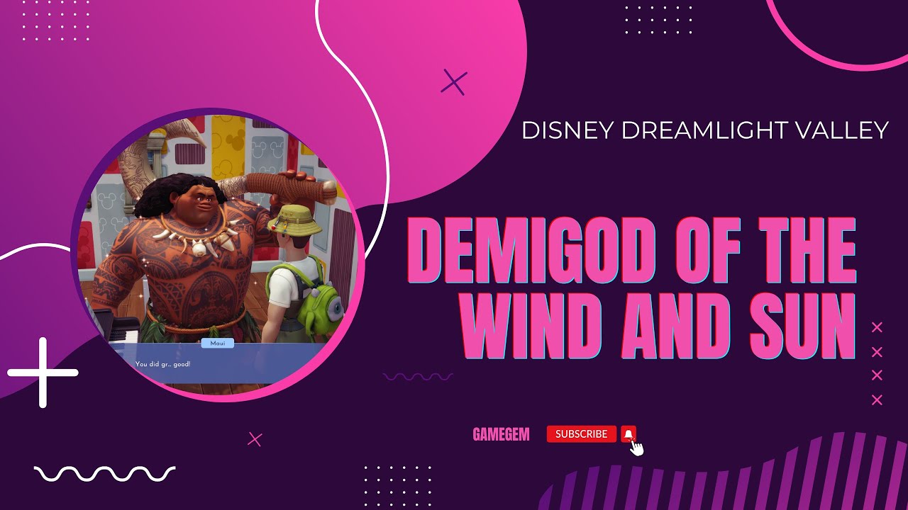 Demigod Of The Wind And Sun Quest Disney Dreamlight Valley - (Maui ...