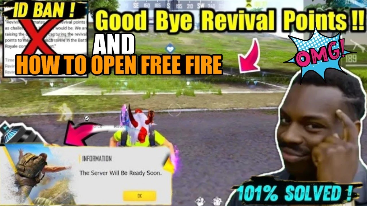 HOW OPEN GAME TODAY AND BYE BYE REVIVAL POINT||FREE FIRE UPDATE - YouTube