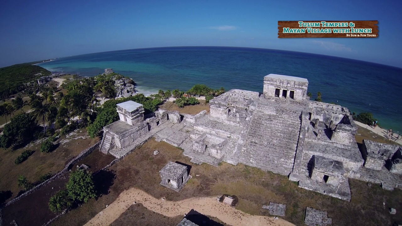 TULUM TEMPLE & MAYAN VILLAGE - YouTube