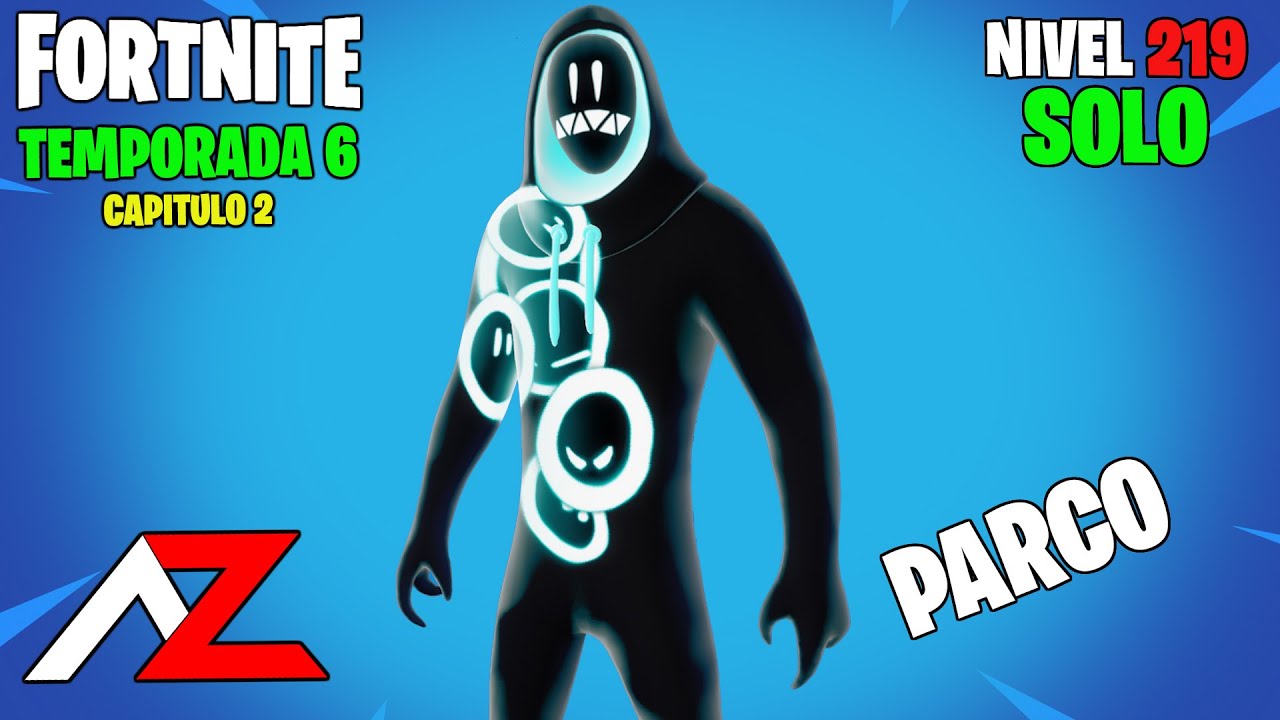 🔥FORTNITE ES | PARCO SKIN | SOLITARIO | TEMPORADA 6 | nivel 219 ...