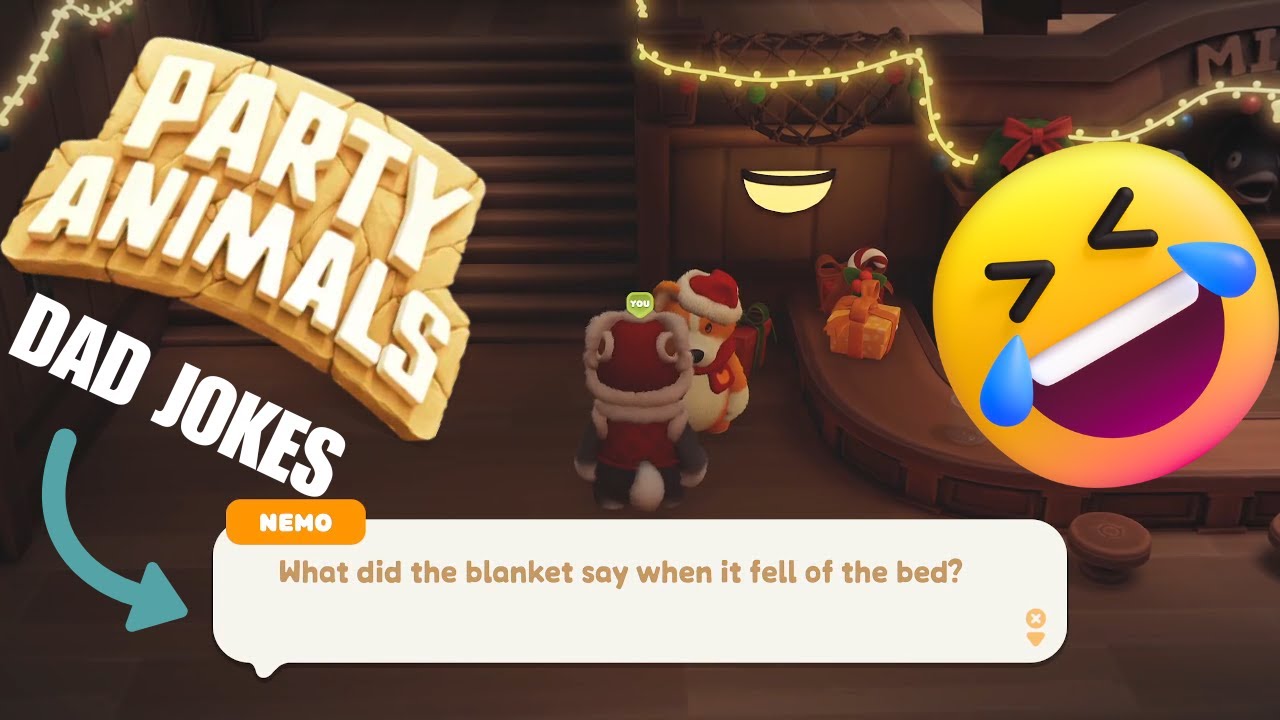 I Listened to Every New Year Dad Joke in Party Animals 😂 - YouTube
