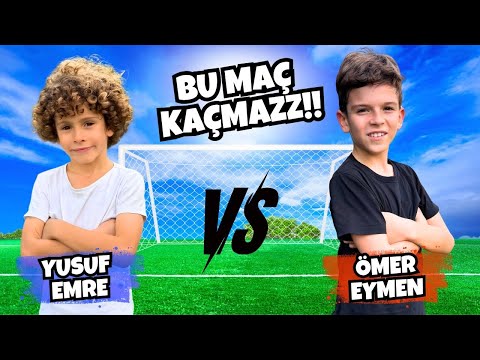 BU MAÇ KAÇMAZ! ÖMER EYMEN İLE YUSUF EMRE’DEN SON ZAMANLARIN EN İYİ FUTBOL MAÇI!