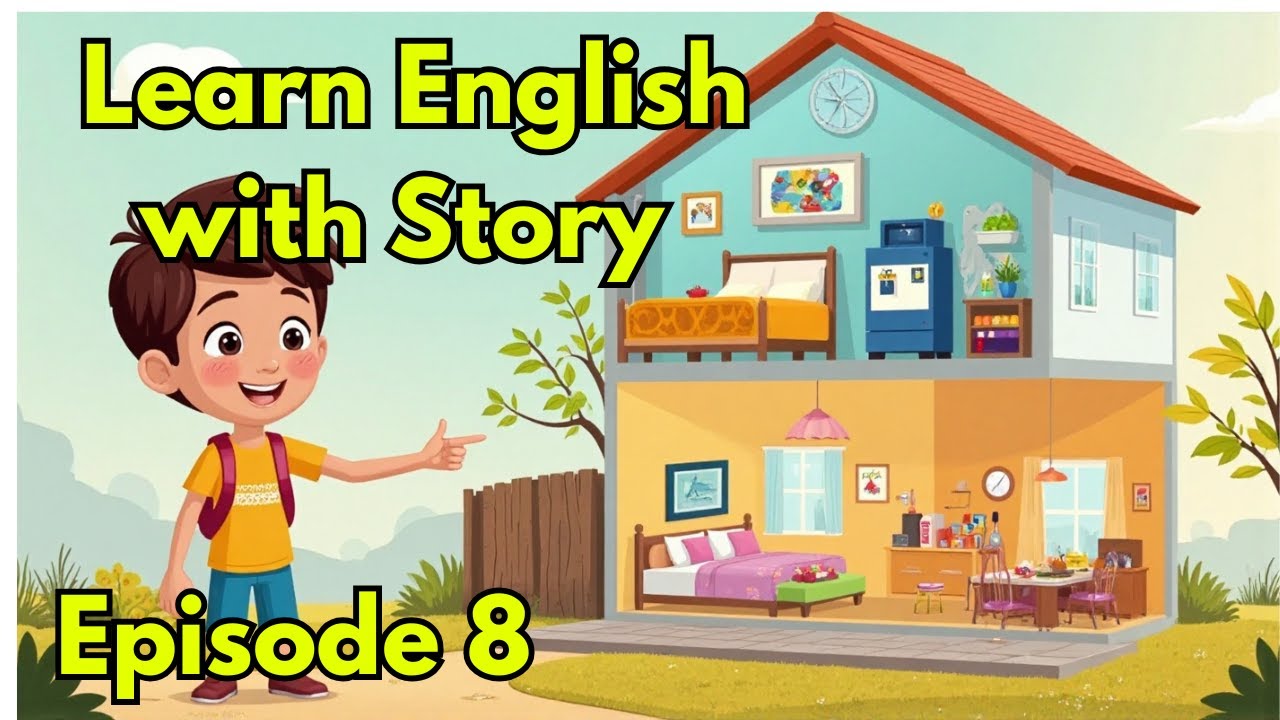 Learn English with Story | My House | English for Beginners (Episode 8 ...