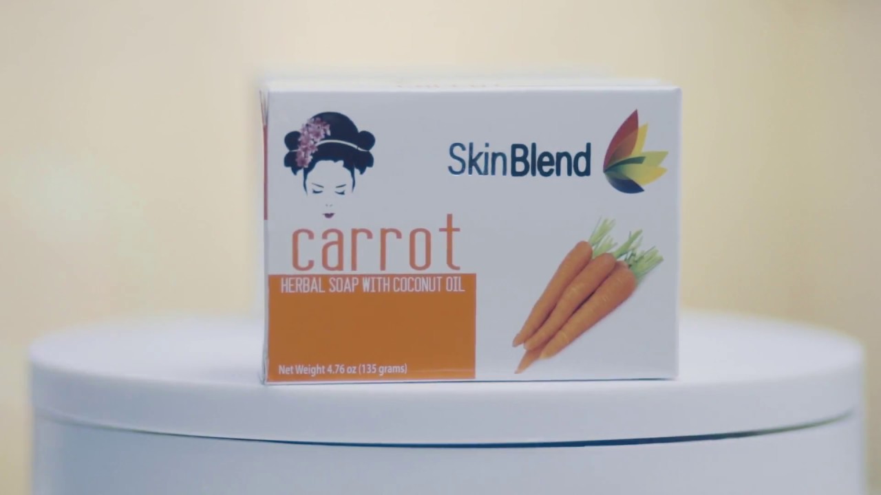 SkinBlend Carrot Herbal Soap 15s commercial - YouTube