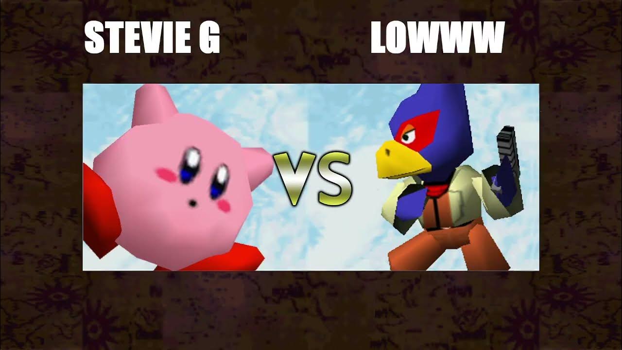 Wise House Losers Semis - Stevie G (Kirby) Vs. Lowww (Falco, Marth) SSB64 Smash Remix Tournament ...
