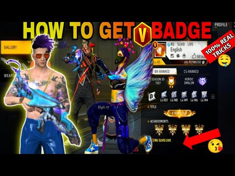 How To Get V Badge In Free Fire || V Badge Kaise Le || Free Fire V ...