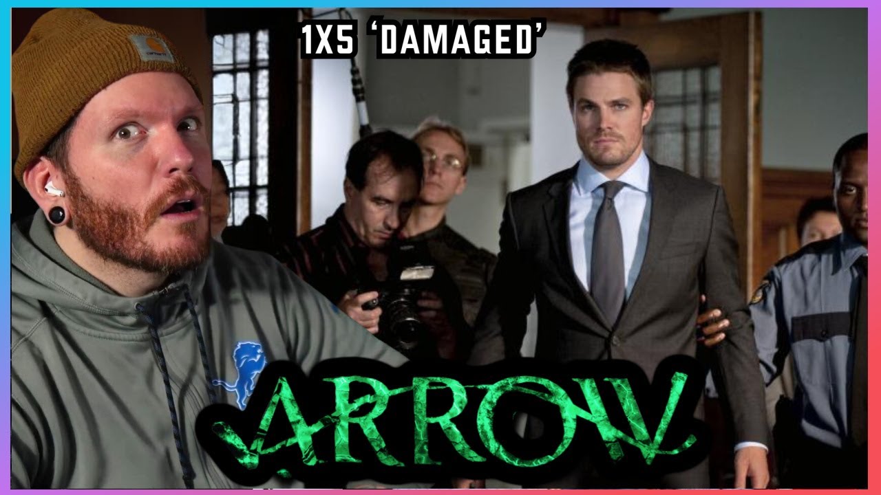I love the flashback scenes! | First time watching ARROW 1x5 'Damaged' REACTION - YouTube