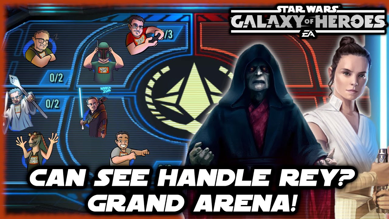 SWGOH Live! Can Sith Eternal Emperor Take Down Rey with Ben Solo and ...