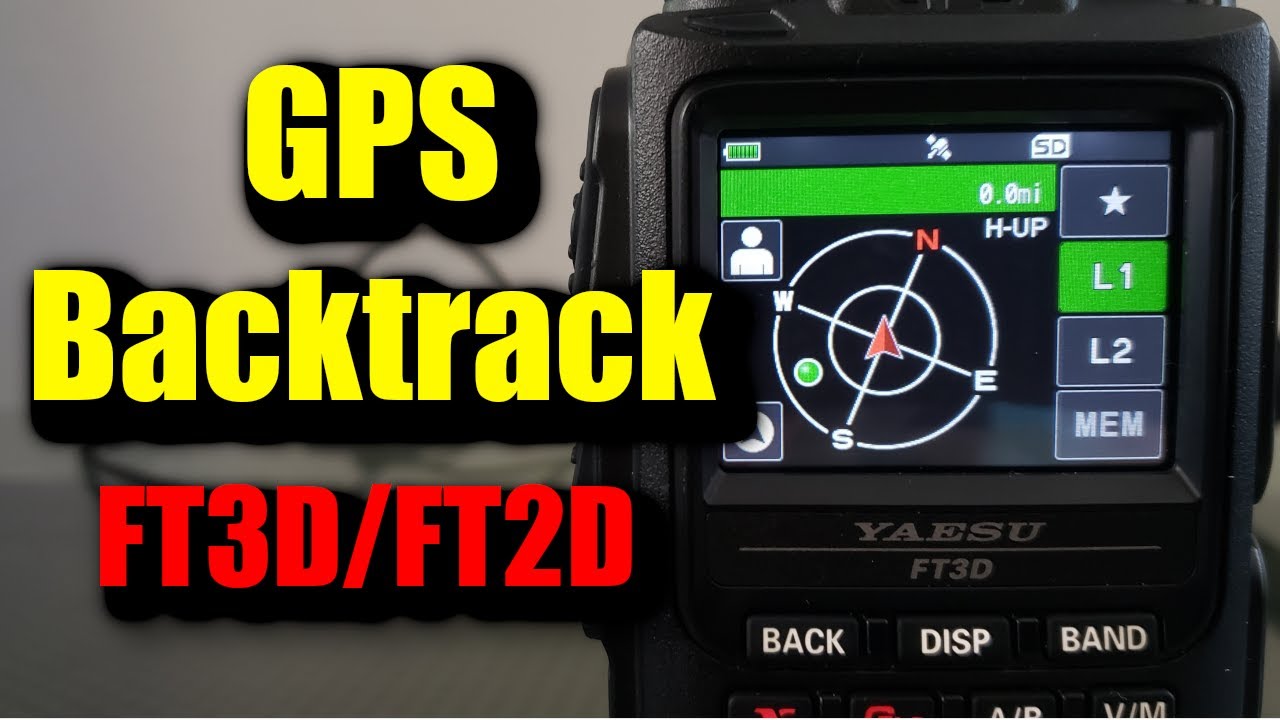 How to use the FT3D Backtrack GPS Function / FT2D - YouTube