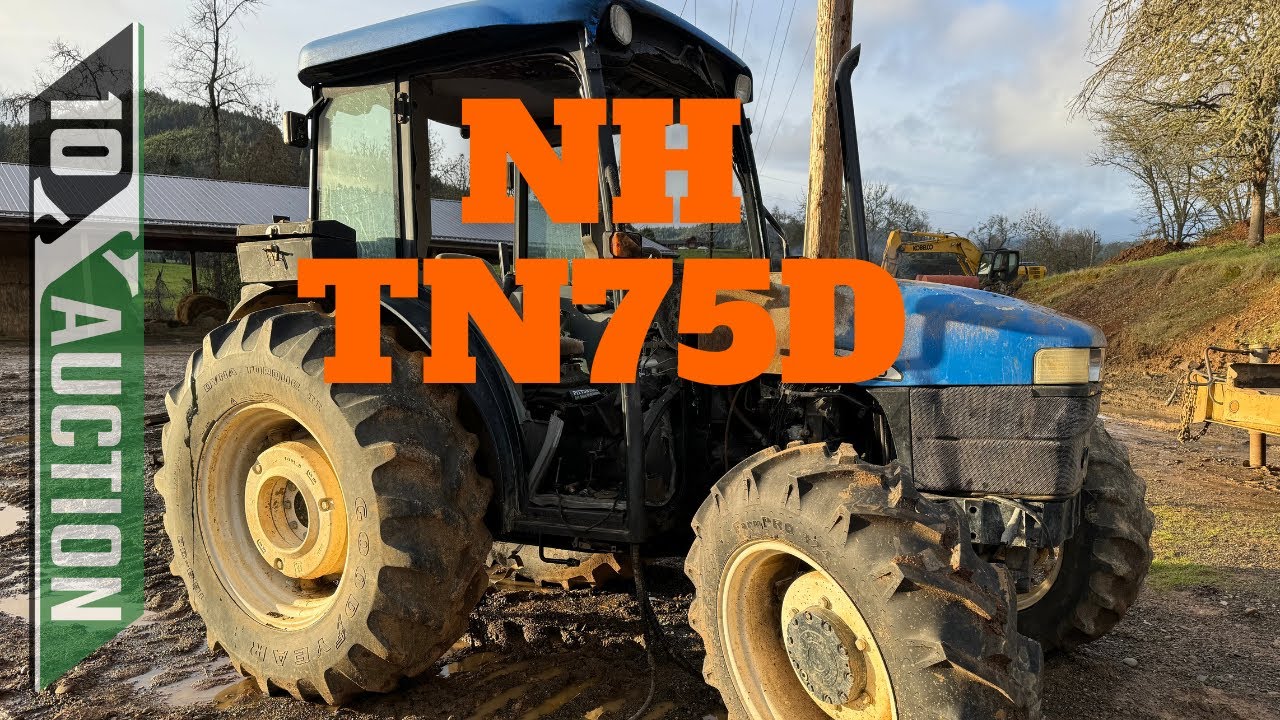 NEW HOLLAND TN75D 10X AUCTION AuctionTime/TractorHouse - YouTube