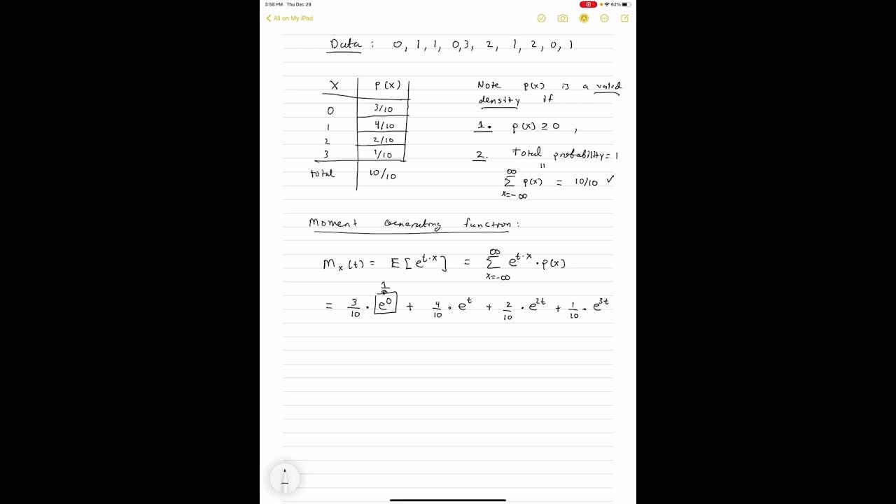 Moment generating functions - YouTube
