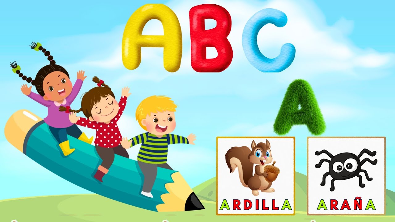 Aprende el Abecedario ABC para niños | Letras y Vocabulario en Español ...