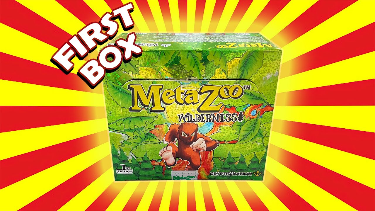 OPENING MY FIRST WILDERNESS BOOSTER BOX! | MetaZoo - YouTube