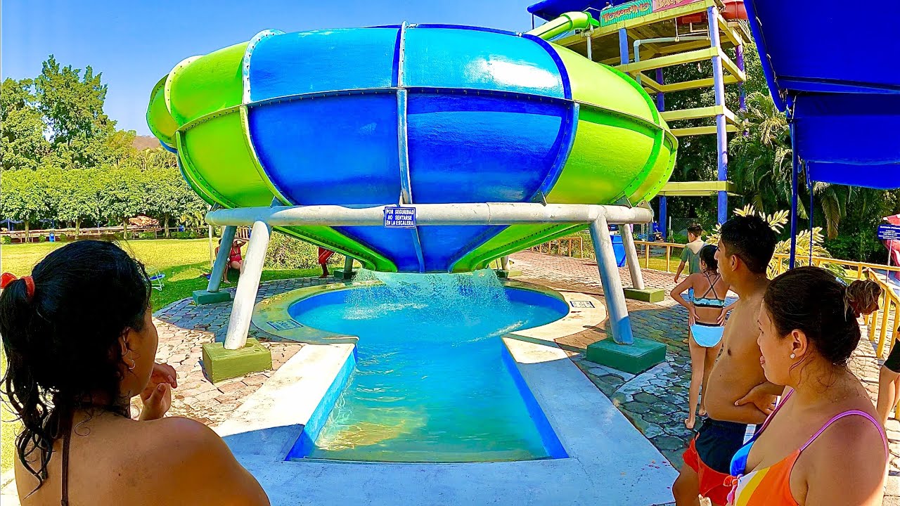 Bowl Water Slide at El Rollo Parque Acuático - YouTube