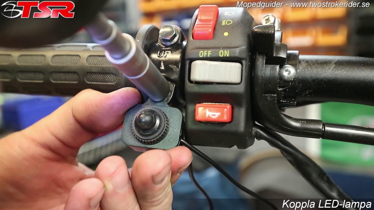 Rexxy visar hur man kopplar in en LED-lampa med strömbrytare - YouTube