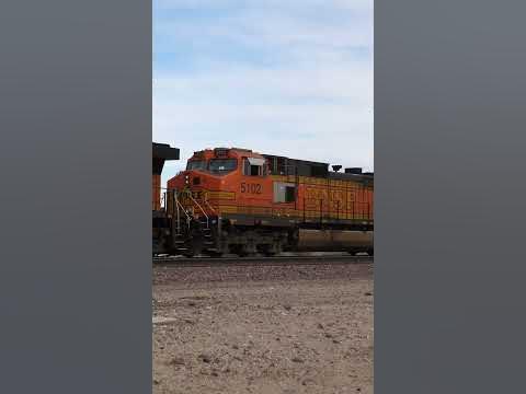 BNSF 6695 WB Q TRAIN 1-2-2023 - YouTube