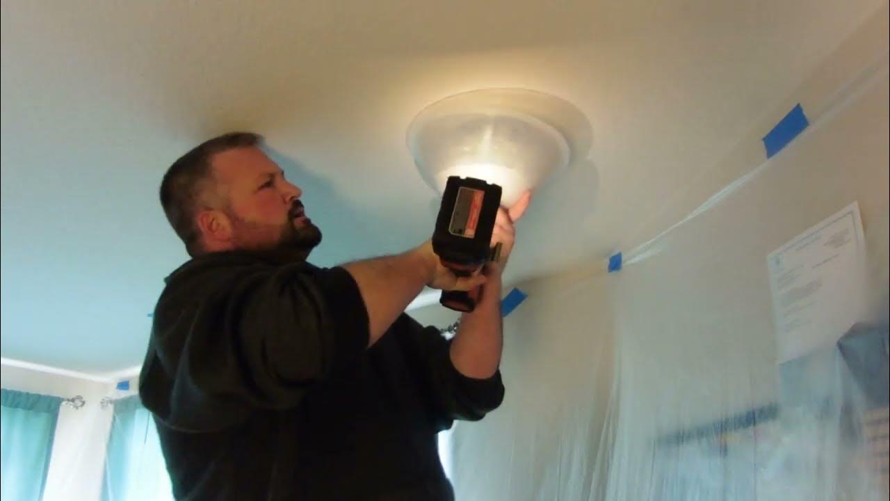 ADDING CEILING LIGHTS TO A ROOM W/ SWITCHED PLUGS - YouTube