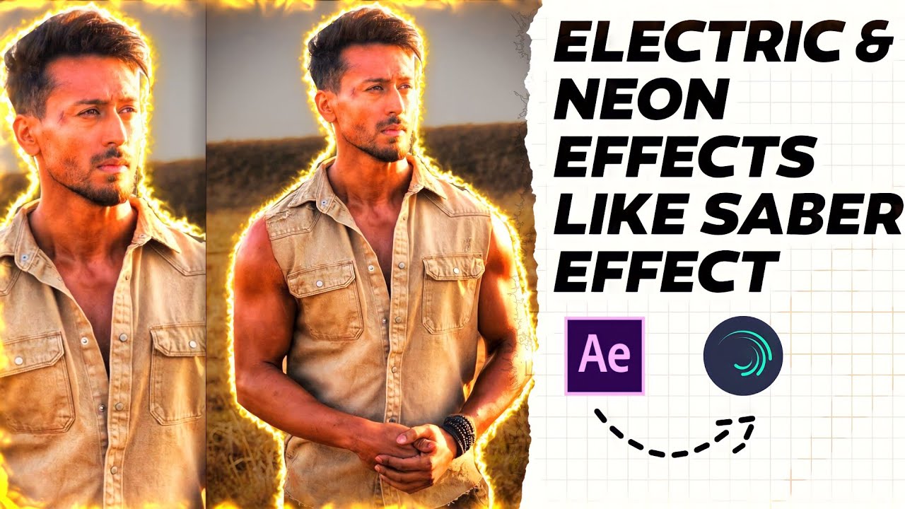 New ⚡ Electric, Fire And Neon Effects In Alight Motion | Saber Effect ...