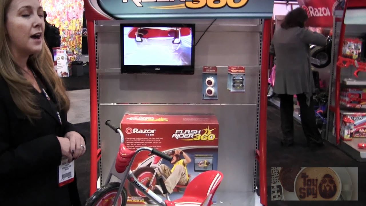 Flash Rider 360 - New York Toy Fair - The Toy Spy - YouTube