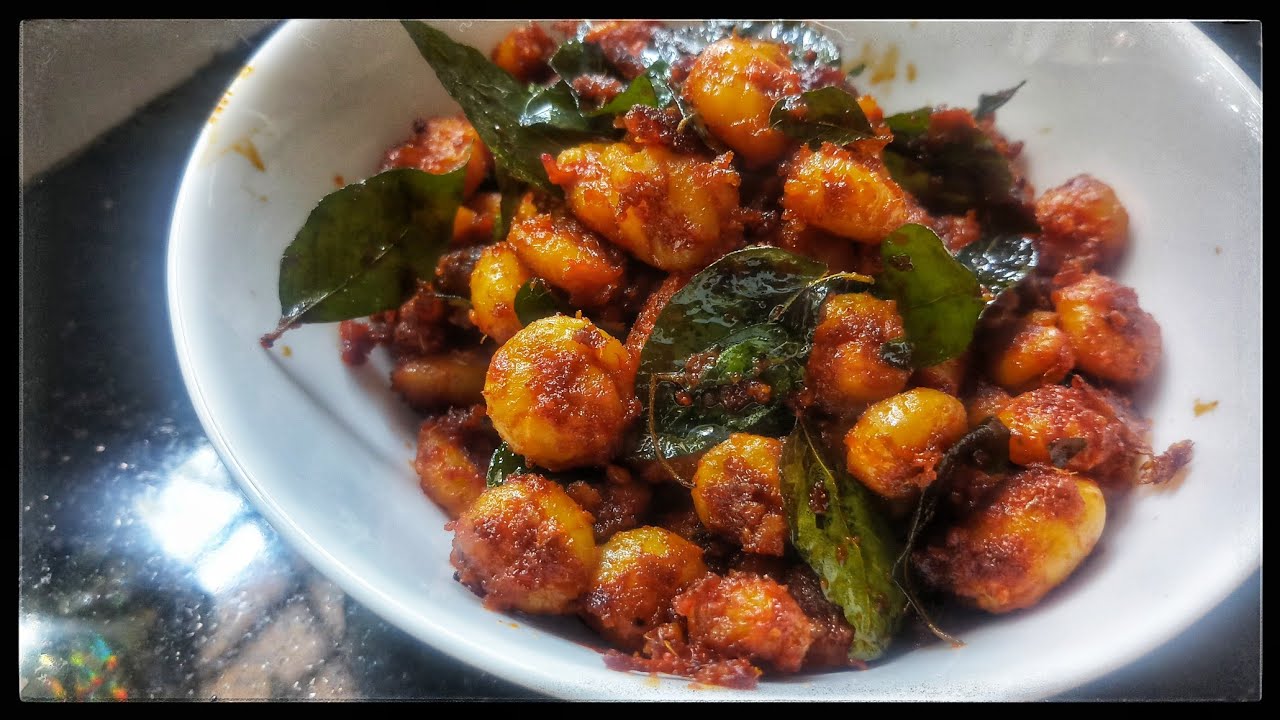 തനി നാടൻ കൊഞ്ച് റോസ്റ്റ് / Kerala Style Prawns Roast/Konju piralan ...