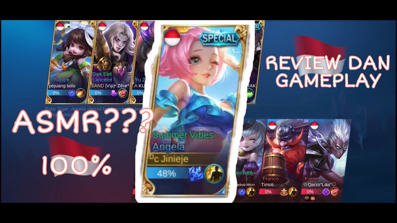 ANGELA SUMMER VIBES in an ASMR Way ♥️ - YouTube