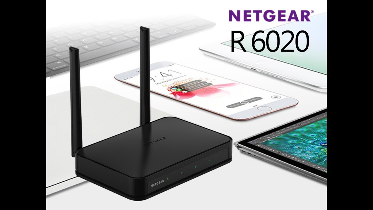 NETGEAR R6020 雙頻無線路由器 安裝教學 - YouTube