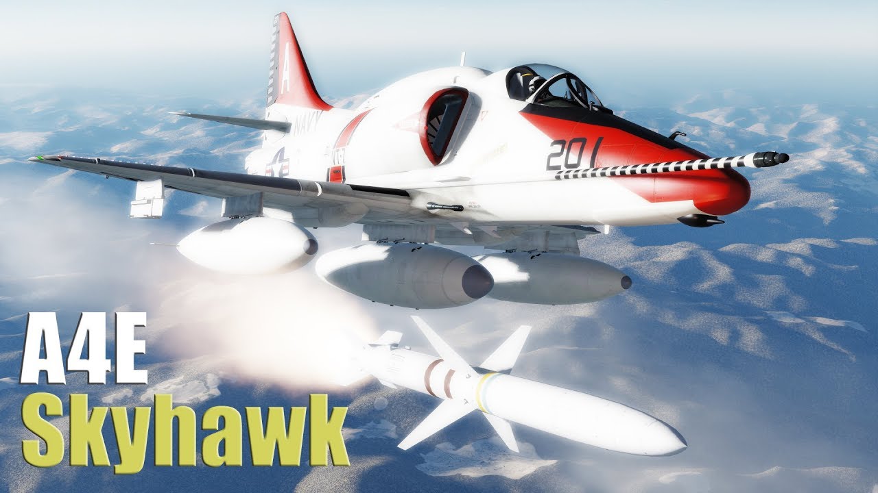 DCS: A4E Skyhawk AGM-45 SHRIKE Utilization + Test - YouTube