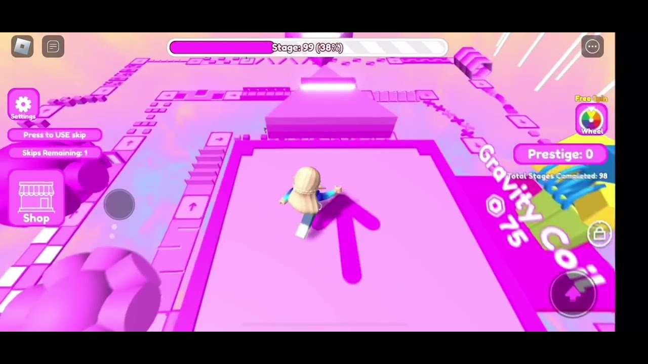Playing PINK OBBY until STAGE 110! #Roblox - YouTube