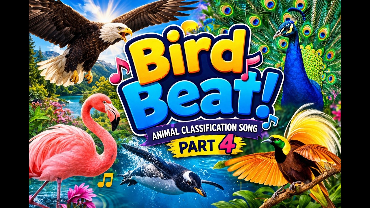 Bird Beat! 🐦 Animal Classification Song Part 4 | Fun Learning for Kids ...