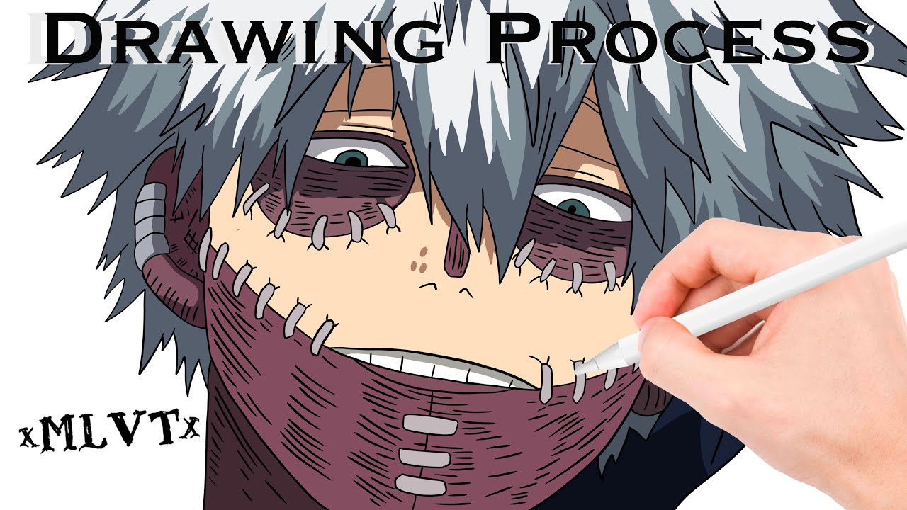 How to draw Dabi from My Hero Academia | Easy anime drawing | Drawing ...