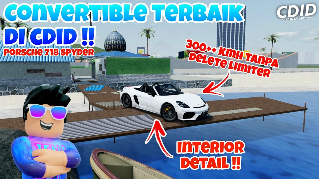 REVIEW PORSCHE 718 SPYDER DI CDID CONVERTIBLE TERBAIK ? | Roblox CDID ...