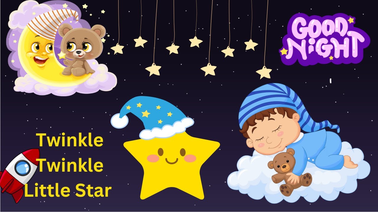 "🌙 Twinkle Twinkle Little Star Lullaby twinkle | Gentle Bedtime Song ...