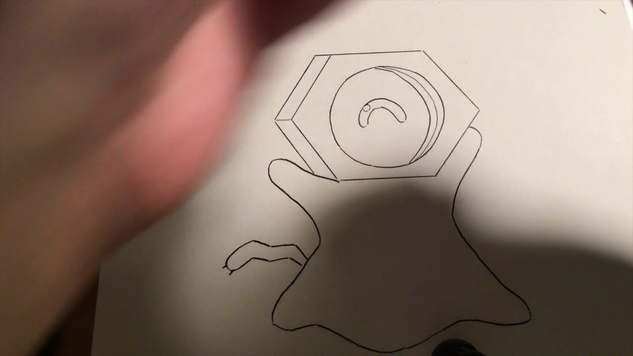 Drawing Meltan - YouTube