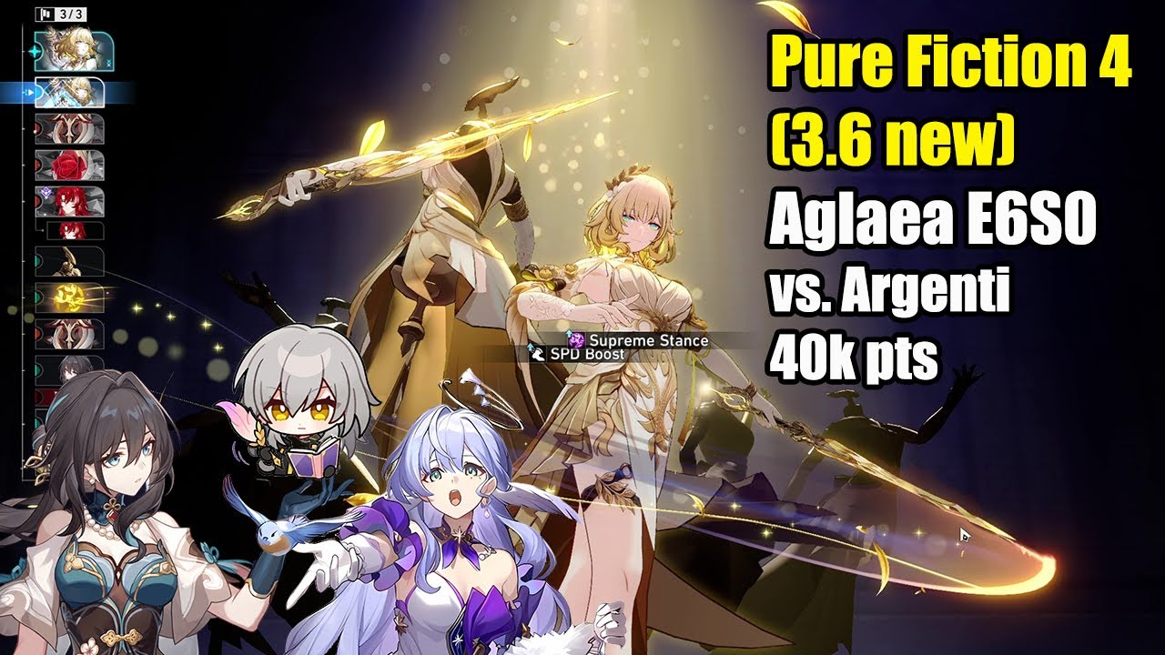 Aglaea E6S0 (Robin e1,R.Mei e2,RMC) vs. Argenti 40k pts | Pure Fiction ...