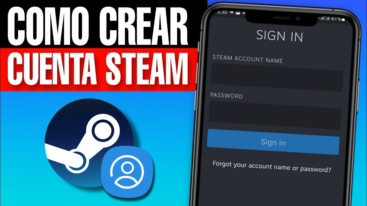 👉Como CREAR una CUENTA de STEAM en ANDROID y IOS 2025 - YouTube
