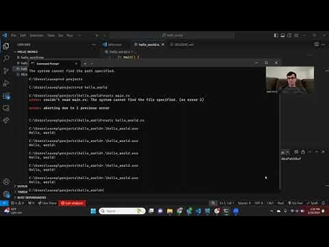 Hello World using Rust - YouTube