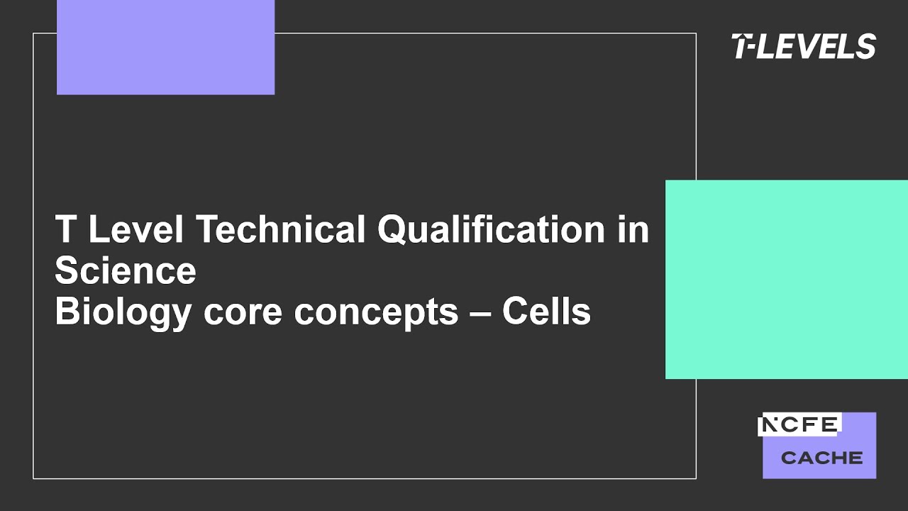 Science T Level: Biology core concepts (Cells) - YouTube