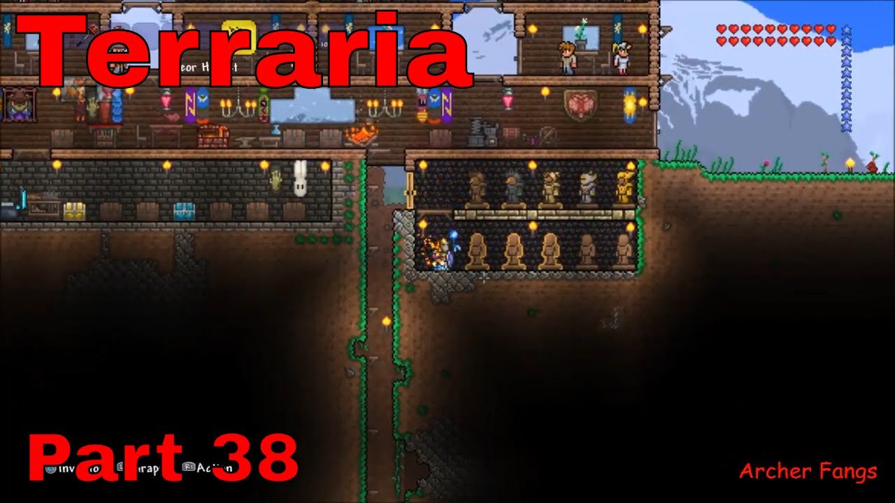 Terraria: Part 38 - Building an Armory Room - (Pre-Hardmode) PS4 ...