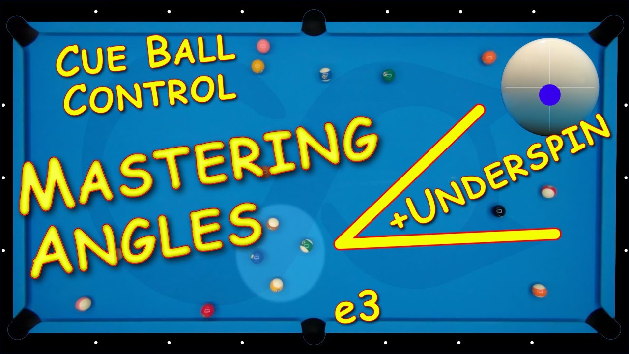 🎱 Advanced 8-Ball: Cue Ball Control & Underspin Technique! 🔥 #8ball ...