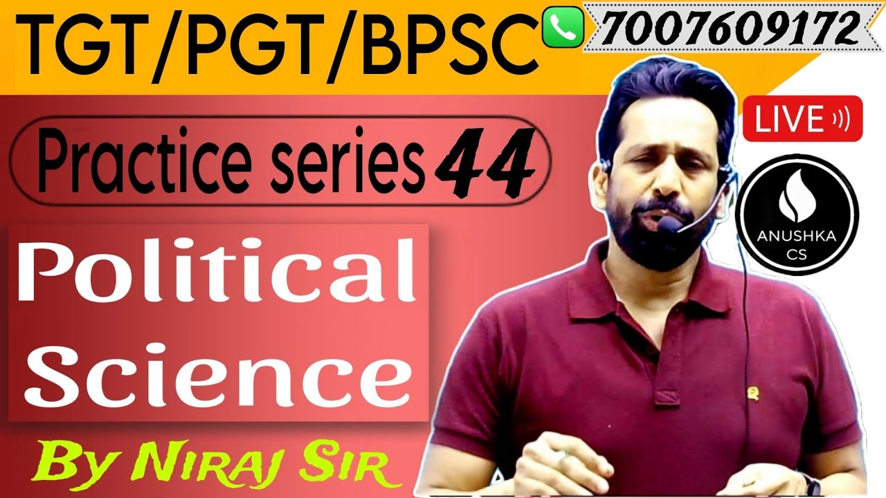 Political Science | 44 Practice Series | By Niraj Sir - YouTube