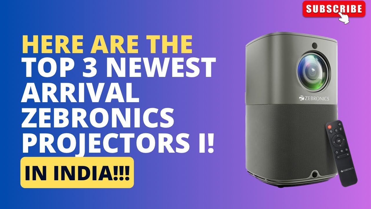 Here are the top 3 newest arrival Zebronics Projectors in India ...