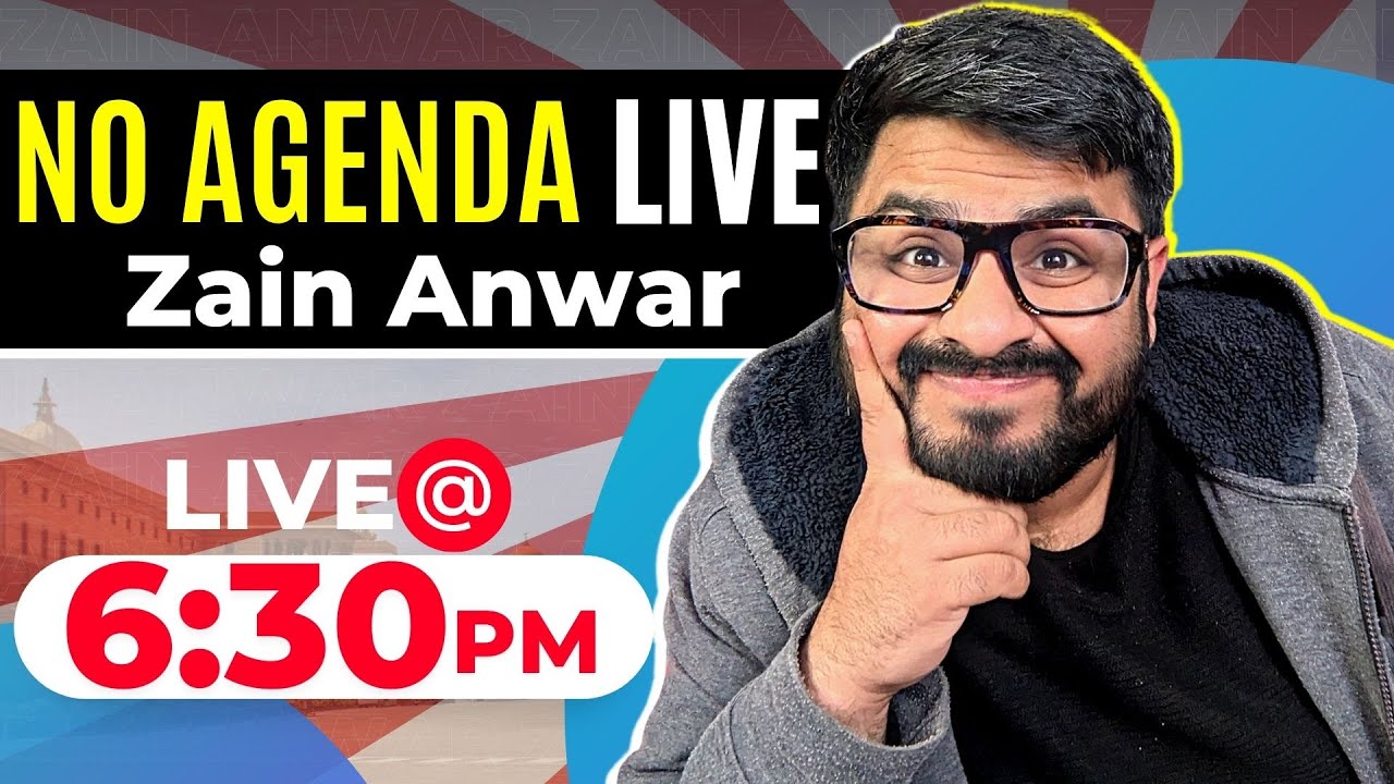 Catching Up With You All | Zain Anwar Live - YouTube