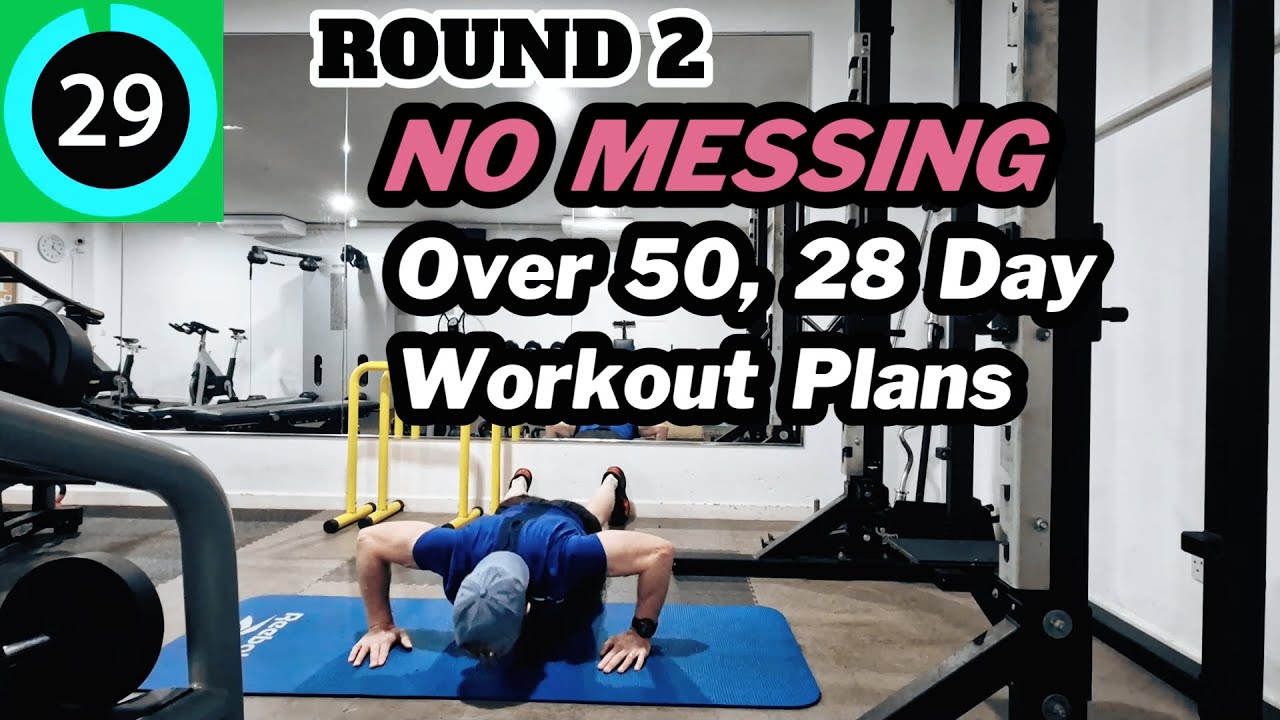 Fit Over 50. AWESOME 28 Day Workout Plans To FAST TRACK Health, Fitness ...