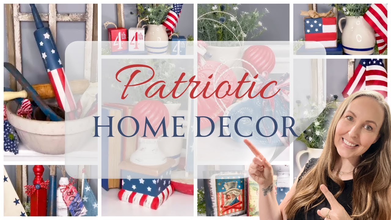10 DIY Patriotic home decor using wood and thrifted items - DIY ...