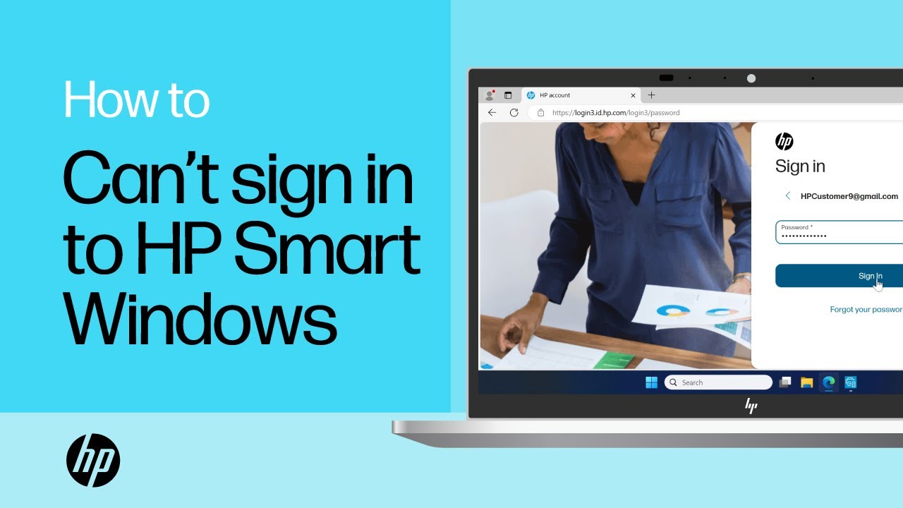 Cannot sign in to or create an HP Smart account (Windows) | HP printers ...