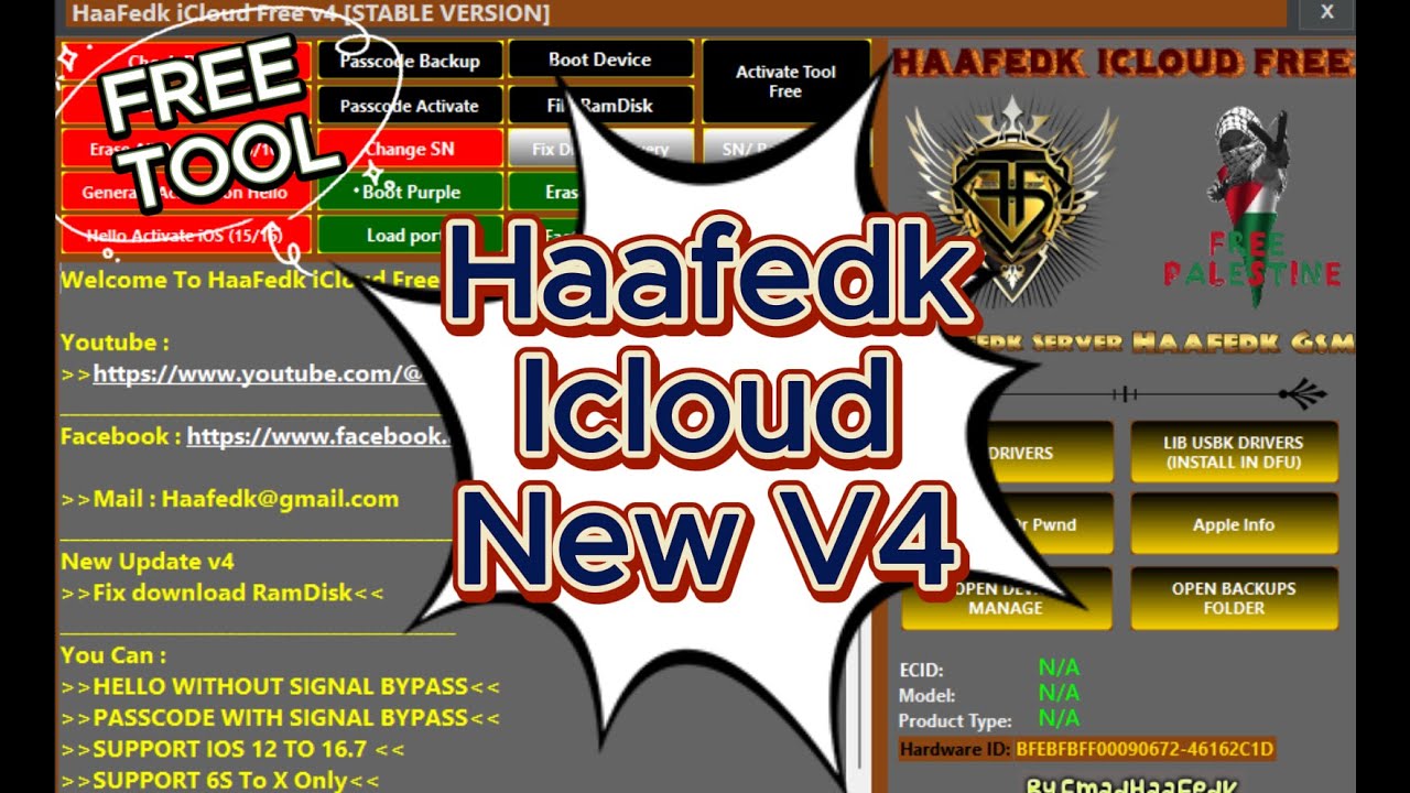 HaaFedk iCloud Free v4 [STABLE VERSION] | FREE Unlock iCloud 2024 - YouTube